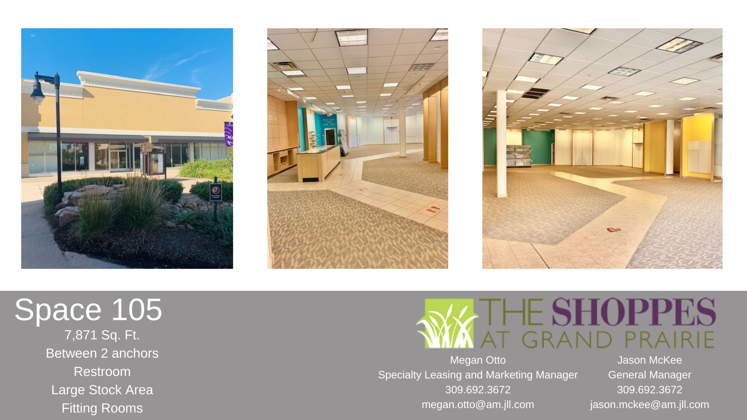 In Line Available Spaces | The Shoppes at Grand Prairie