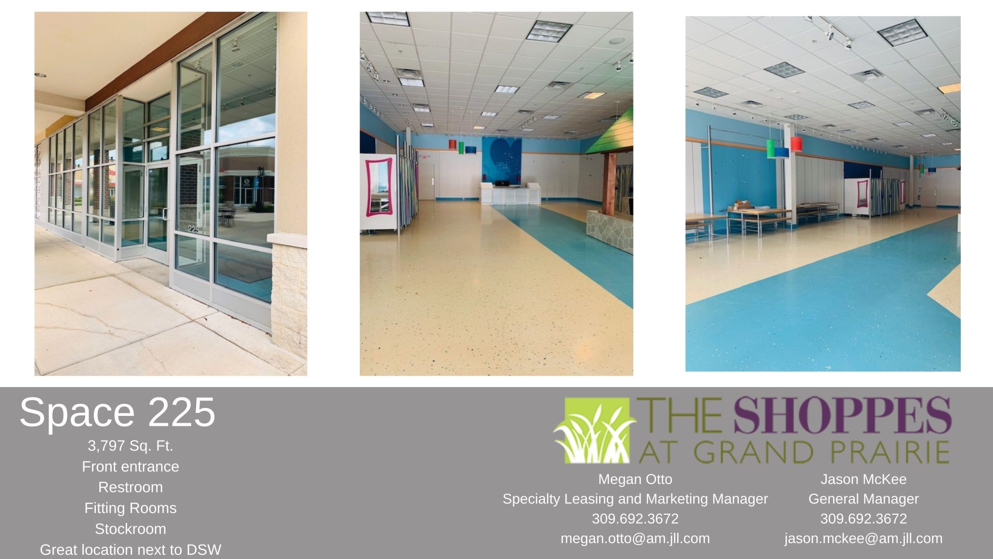 In Line Available Spaces | The Shoppes at Grand Prairie