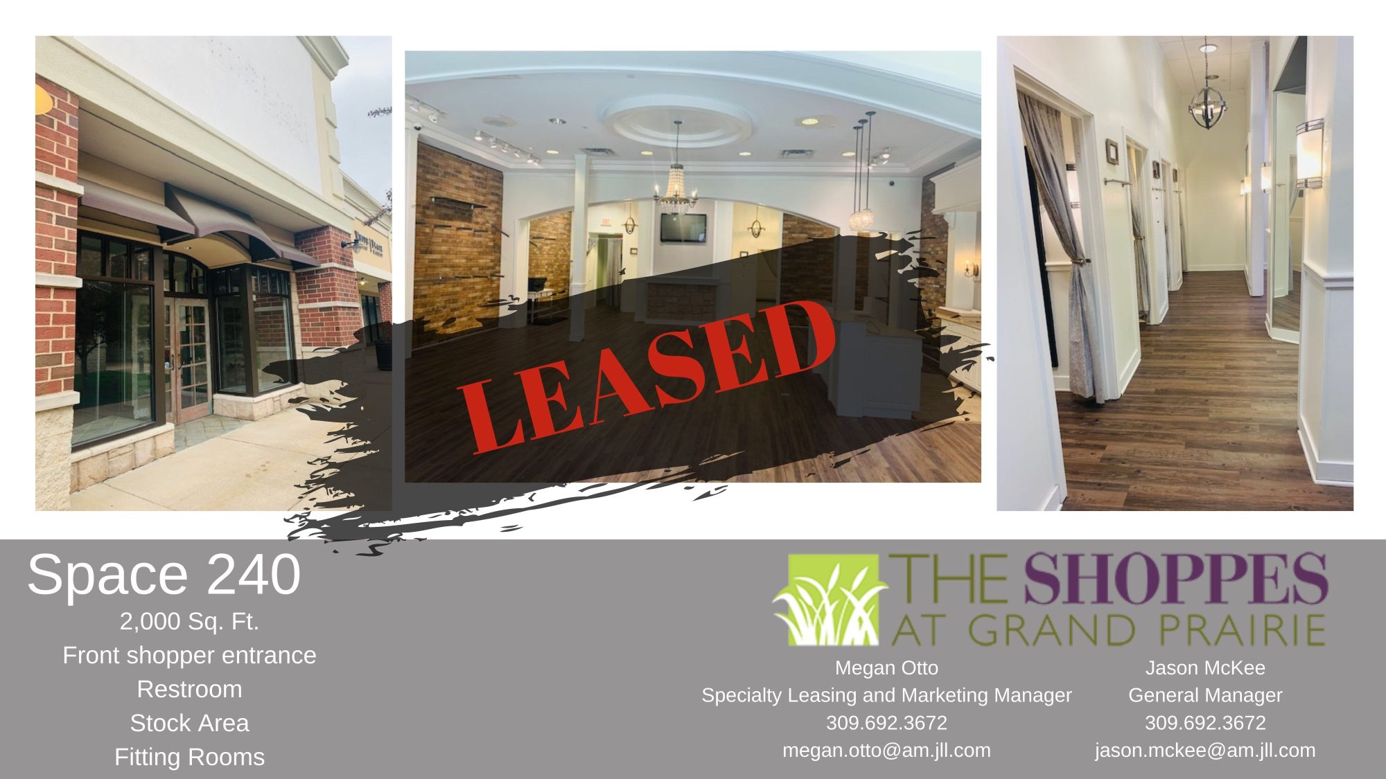 In Line Available Spaces | The Shoppes at Grand Prairie