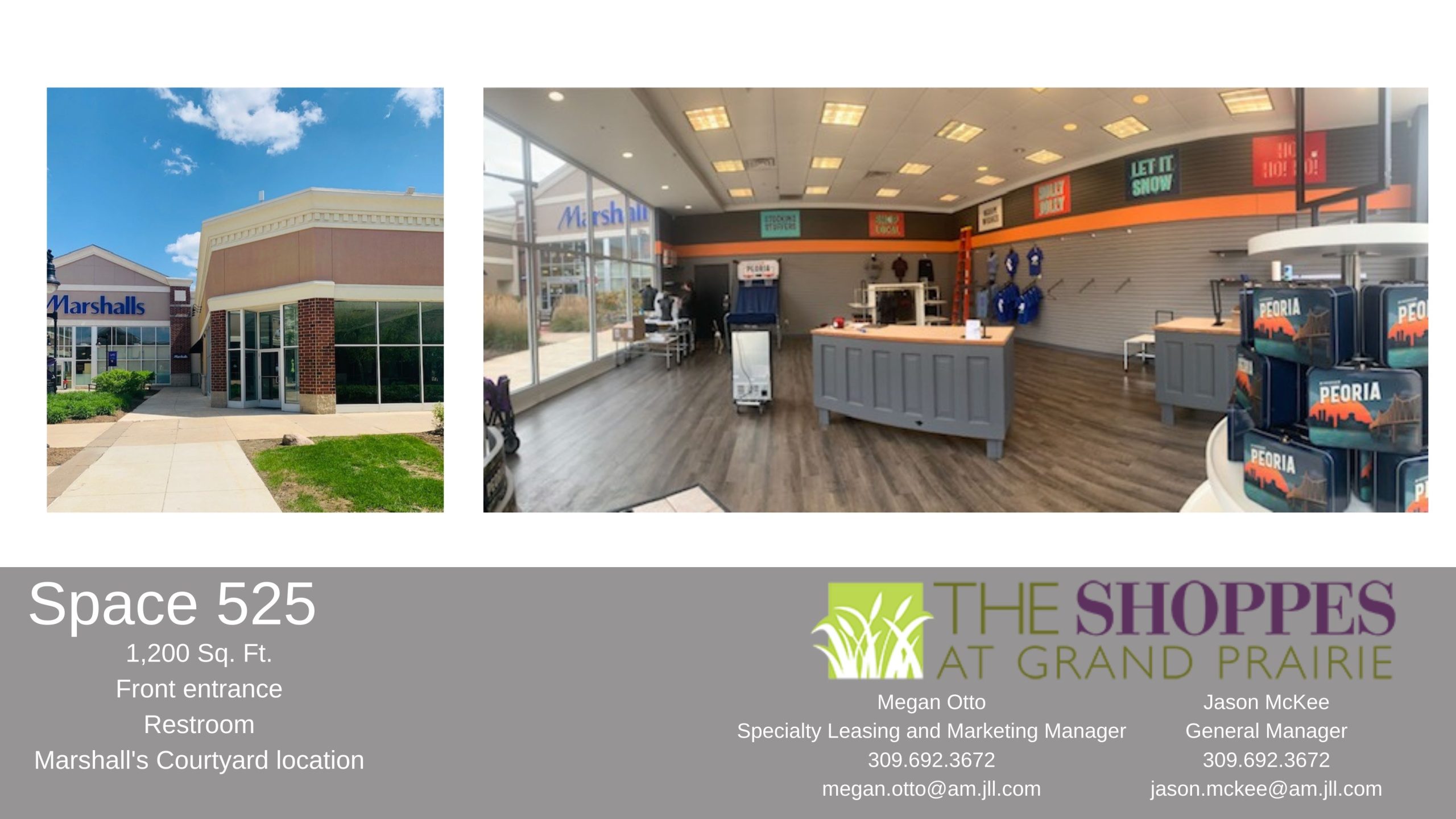 In Line Available Spaces | The Shoppes at Grand Prairie