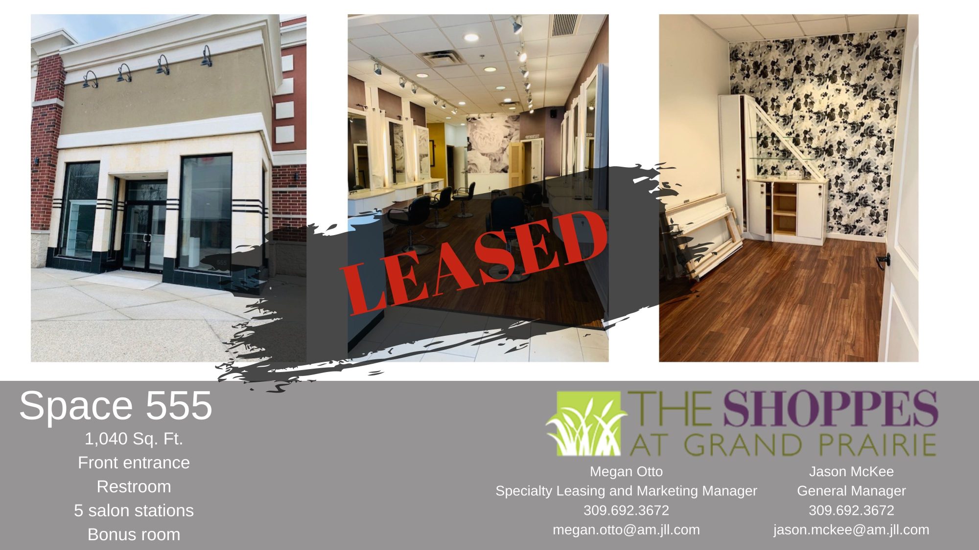 In Line Available Spaces | The Shoppes at Grand Prairie