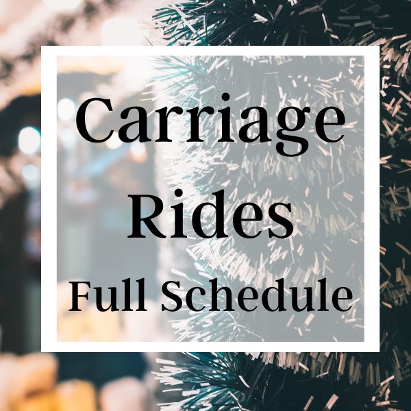Carriage Rides- Full Schedule | The Shoppes at Grand Prairie