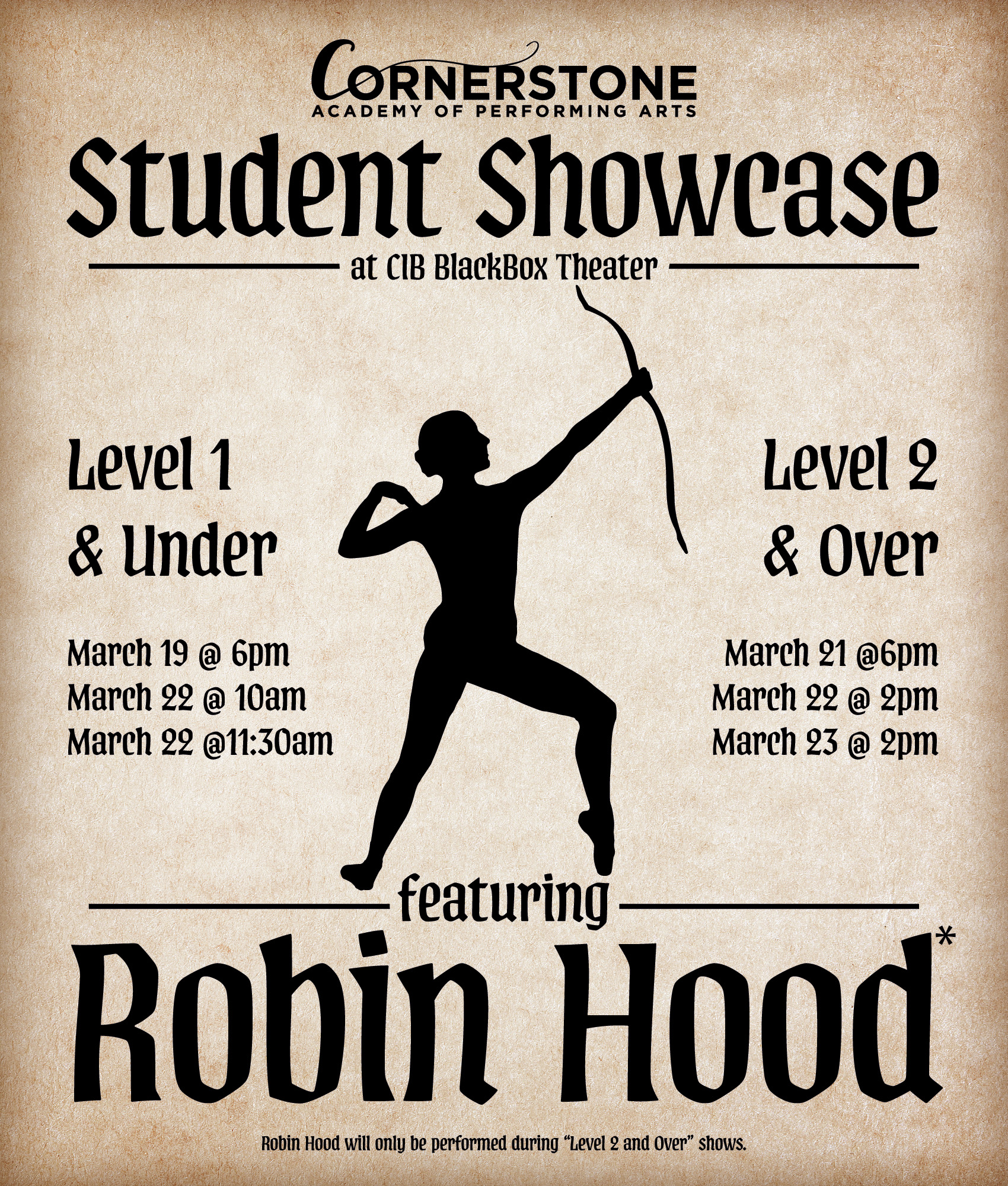 Cornerstone Academy~ CI Ballet presents Robin Hood | The Shoppes at ...